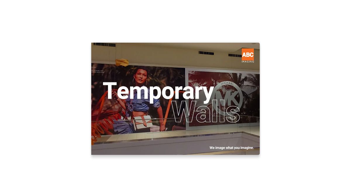 ABC Imaging | Temporary Walls